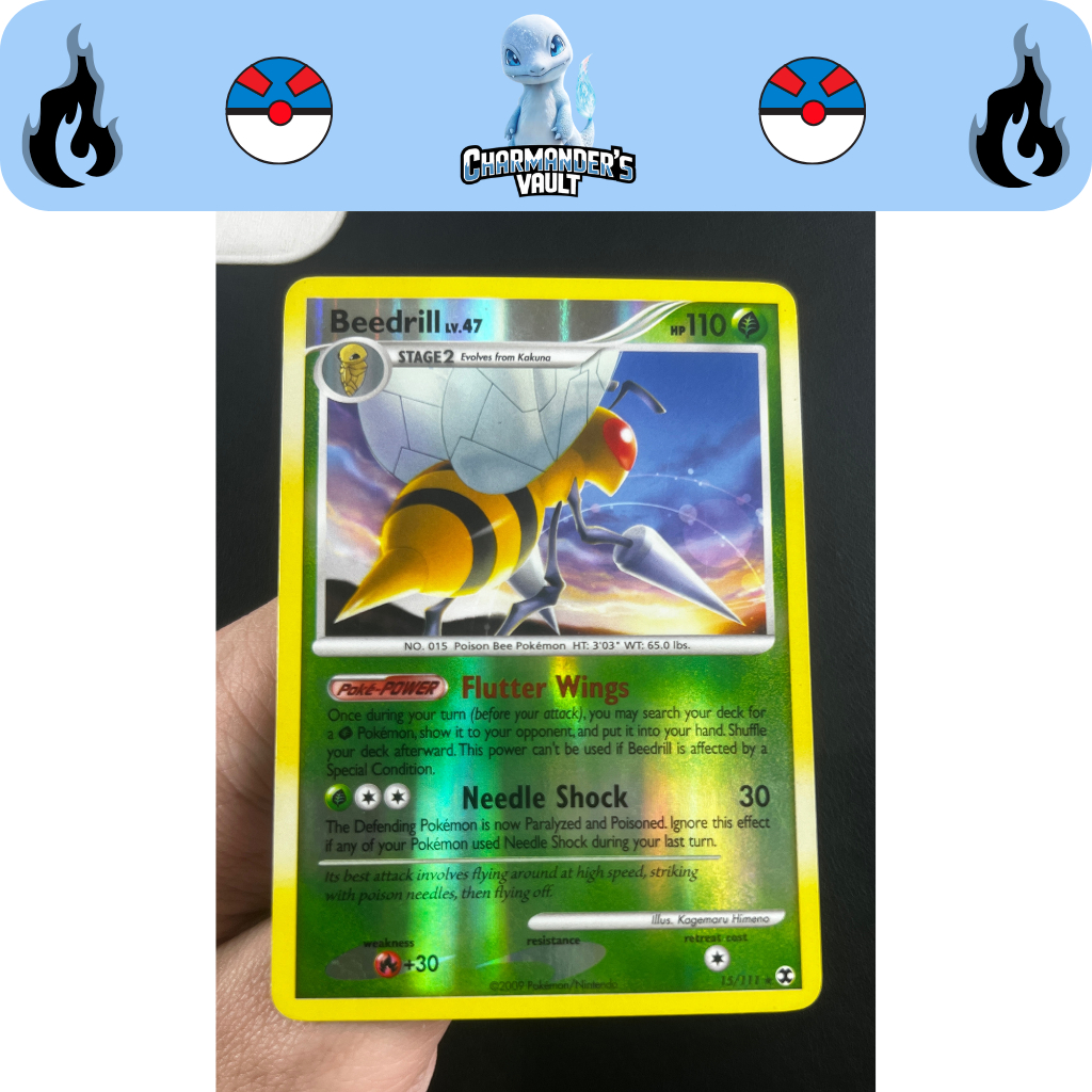 Beedrill [Reverse Holo] 015/111 Platinum Rising Rivals Vintage 2009 ...