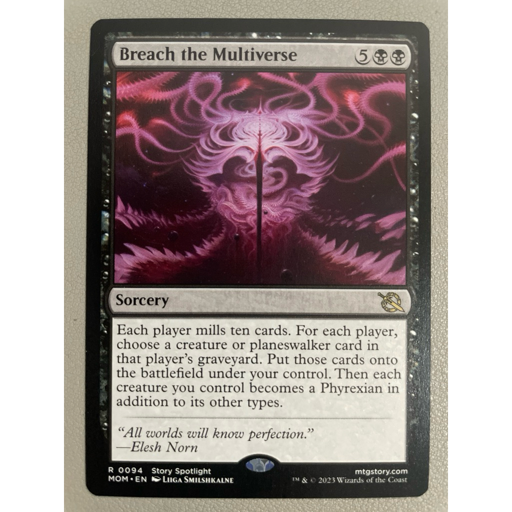 MTG:March of the Machine (MOM) R0094 - Breach the Multiverse | Shopee ...