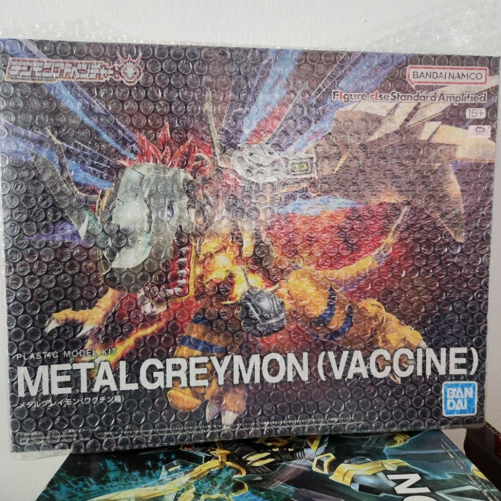 BANDAI Figure rise Amplified MetalGreymon (Vaccine) / Figure-rise ...