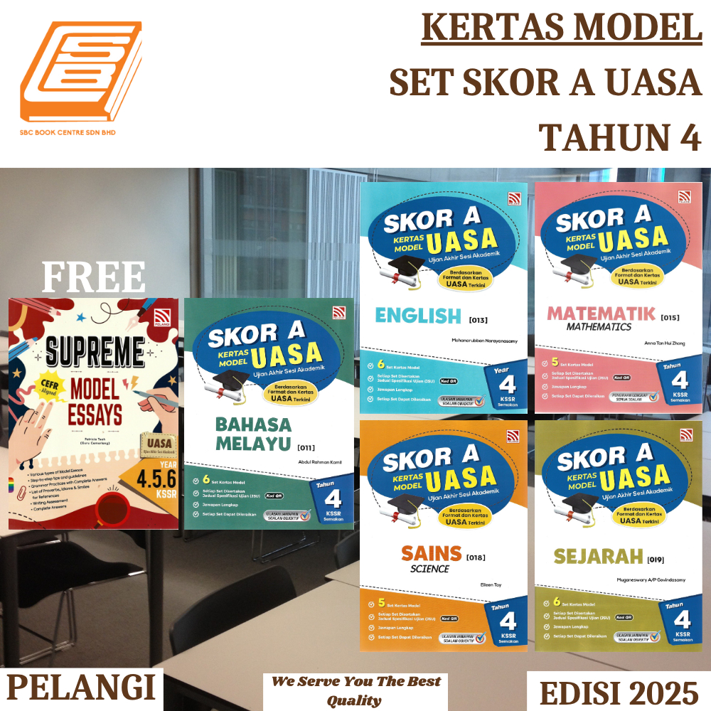 [SBCB] Model Paper: Score Set A UASA Year 4 FREE REJUKAN (Rainbow) | Shopee Philippines