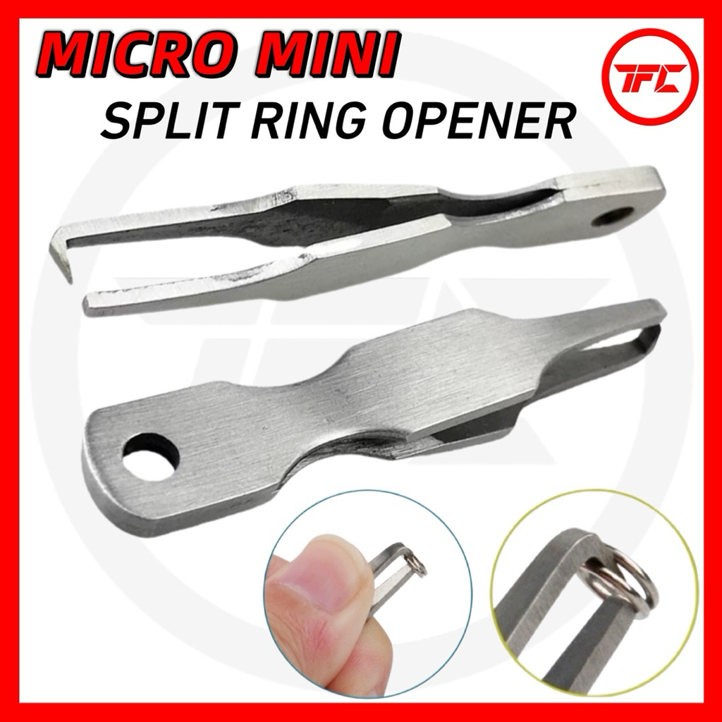 TFC Micro Mini Split Ring Opener Fishing Tool Kit Stainless Steel Plier ...