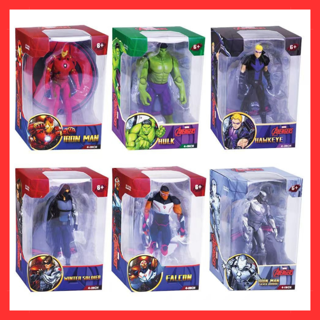 * ZD Toys Marvel/ Iron Man/ Spider Man Avengers 4 inches Series ...