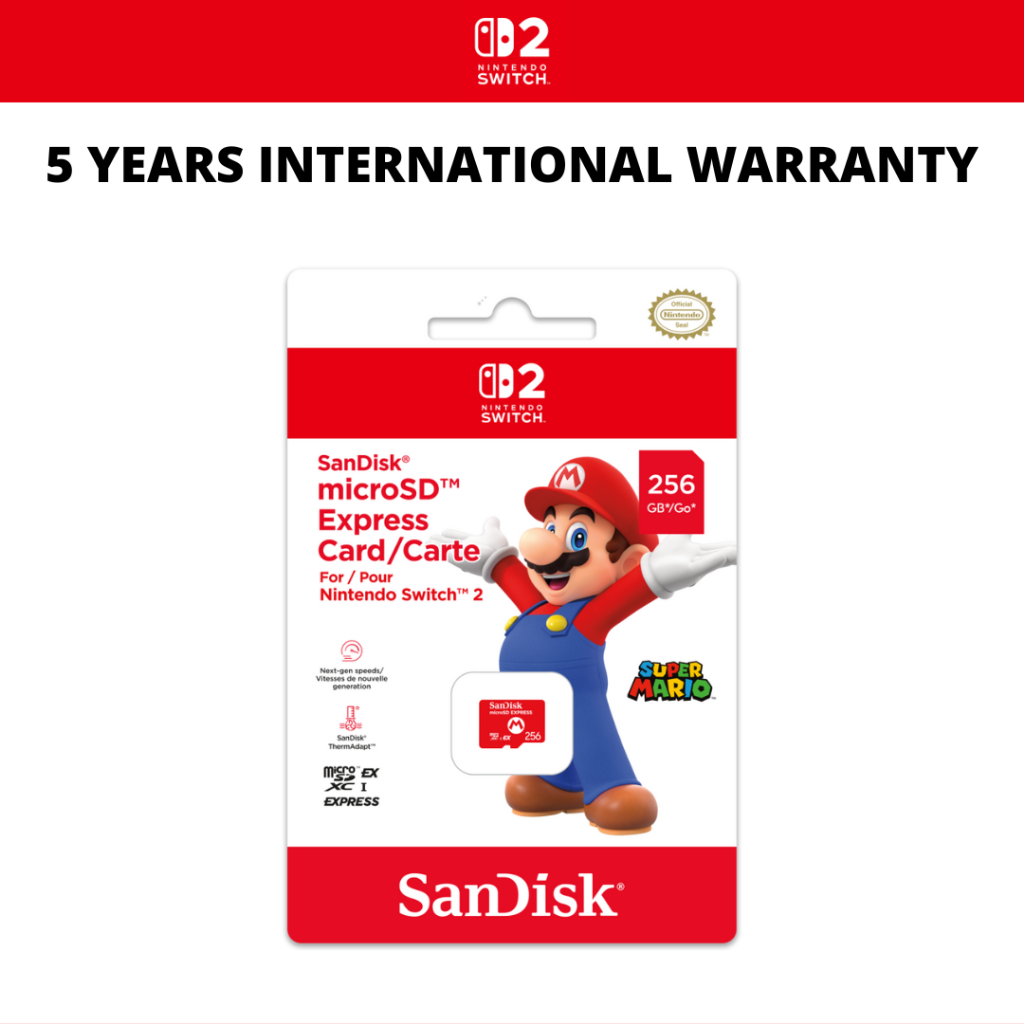 Nintendo Switch 2 Micro SD Express Card (5 Years International Warranty ...