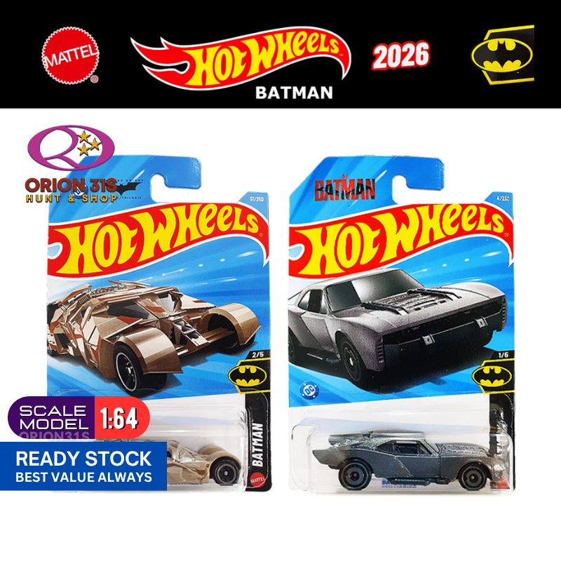 Hot Wheels 2026 Batman Batmobile/ The Dark Knight Batmobile Diecast Car ...