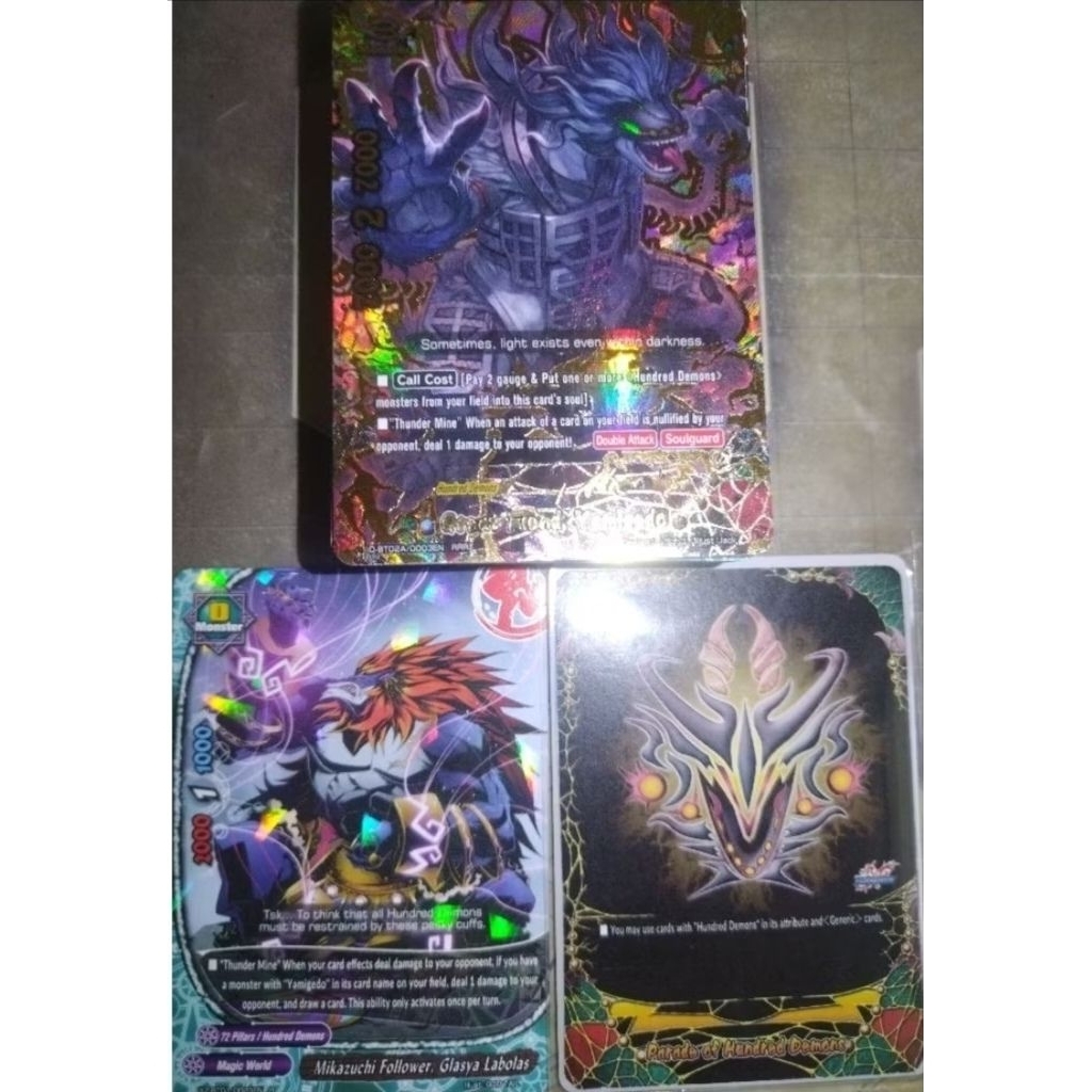 Limited Buddyfight English Yamigedo Deck 52pcs Card include Buddy and ...