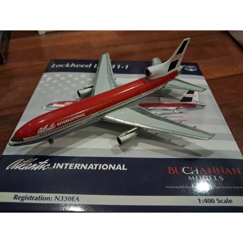 1/400 scale Atlantic International (Passenger 57) Lockeed L1011 Tristar ...