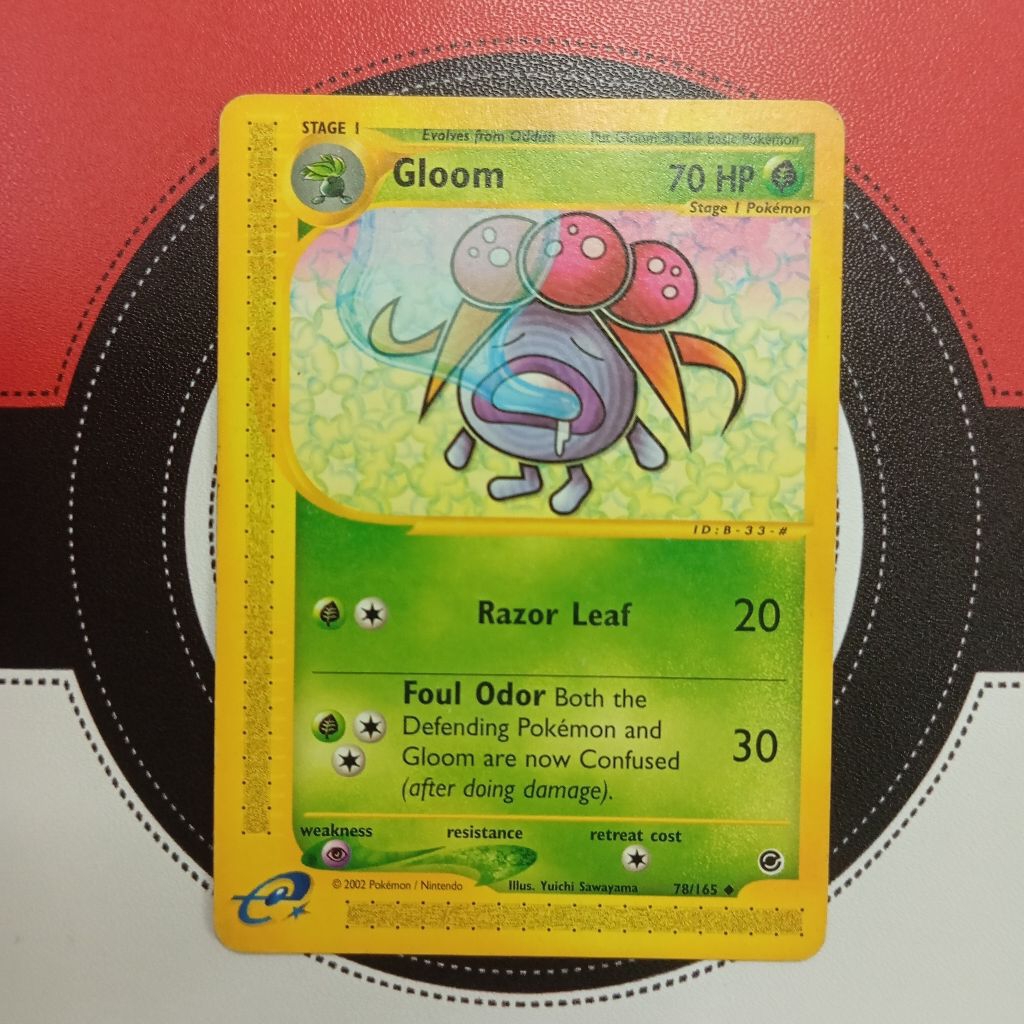 Pokemon TCG - Gloom 78/165 - Expedition Base Set (UnCommon) | Shopee ...