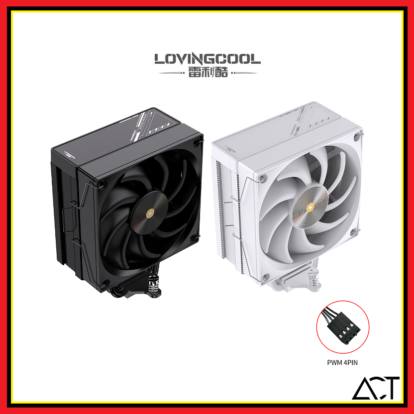 LOVINGCOOL AP300 Black White 12CM Tower CPU Cooler Heatsink | Shopee Philippines
