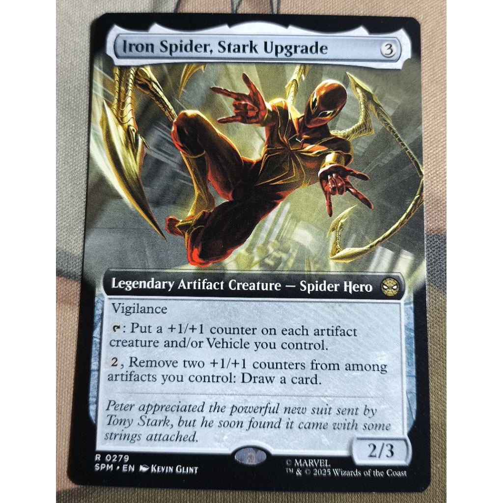 Magic: The Gathering! MTG! Marvel's Spider-Man! SPM 0279 Iron Spider, Stark Upgrade R | Shopee ...