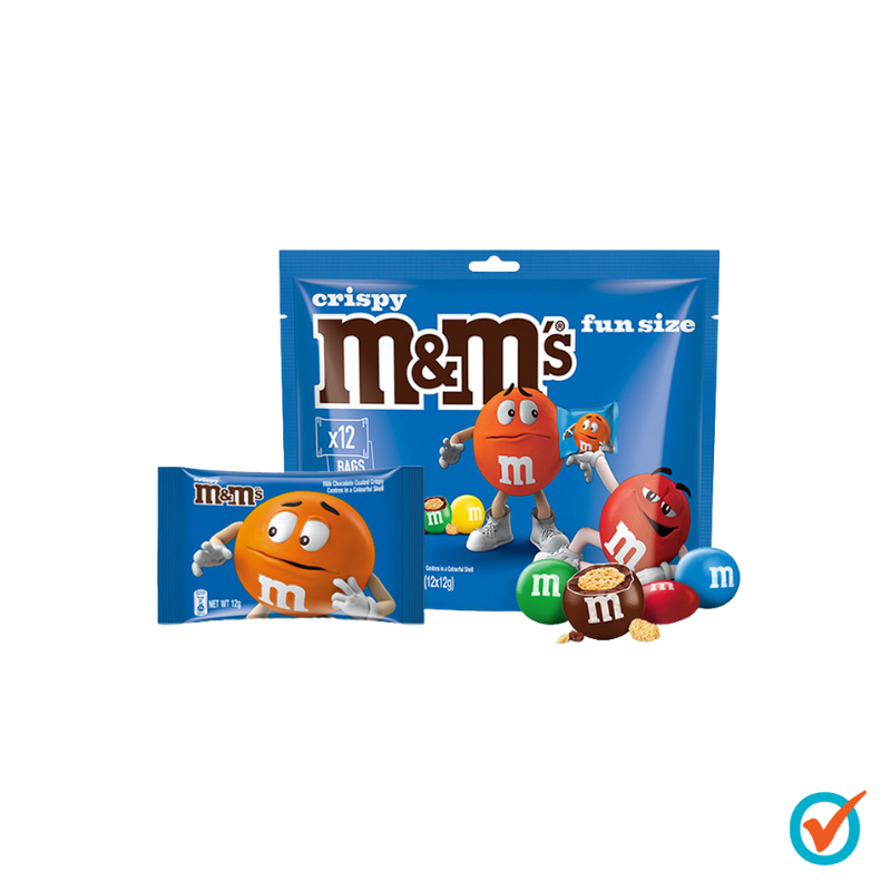 M&M'S Crispy Chocolate Fun Size 144g Chocolate / Crispy | Shopee ...