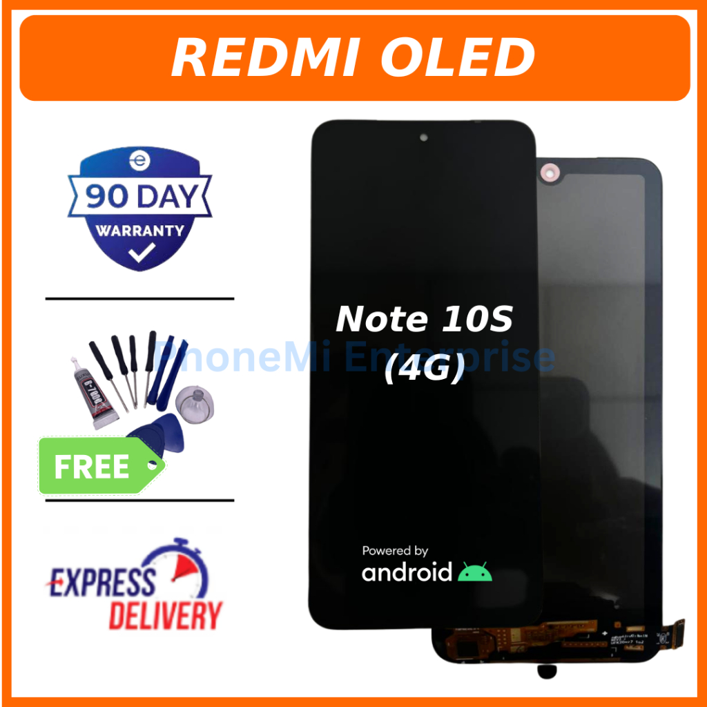 Redmi Note 10S (4G) OLED Display Touch Screen Compatible for Redmi Note ...