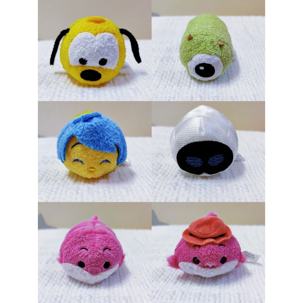 Preloved Tsum Tsum plush TS2 Pluto Mike Wazowski Monsters Inc Joy ...
