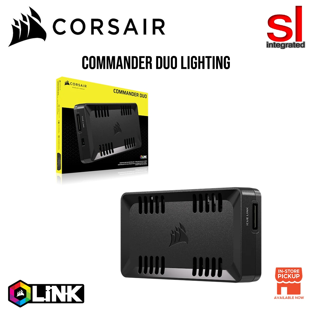 Corsair COMMANDER DUO Lighting and Fan Controller – ARGB and iCUE LINK ...