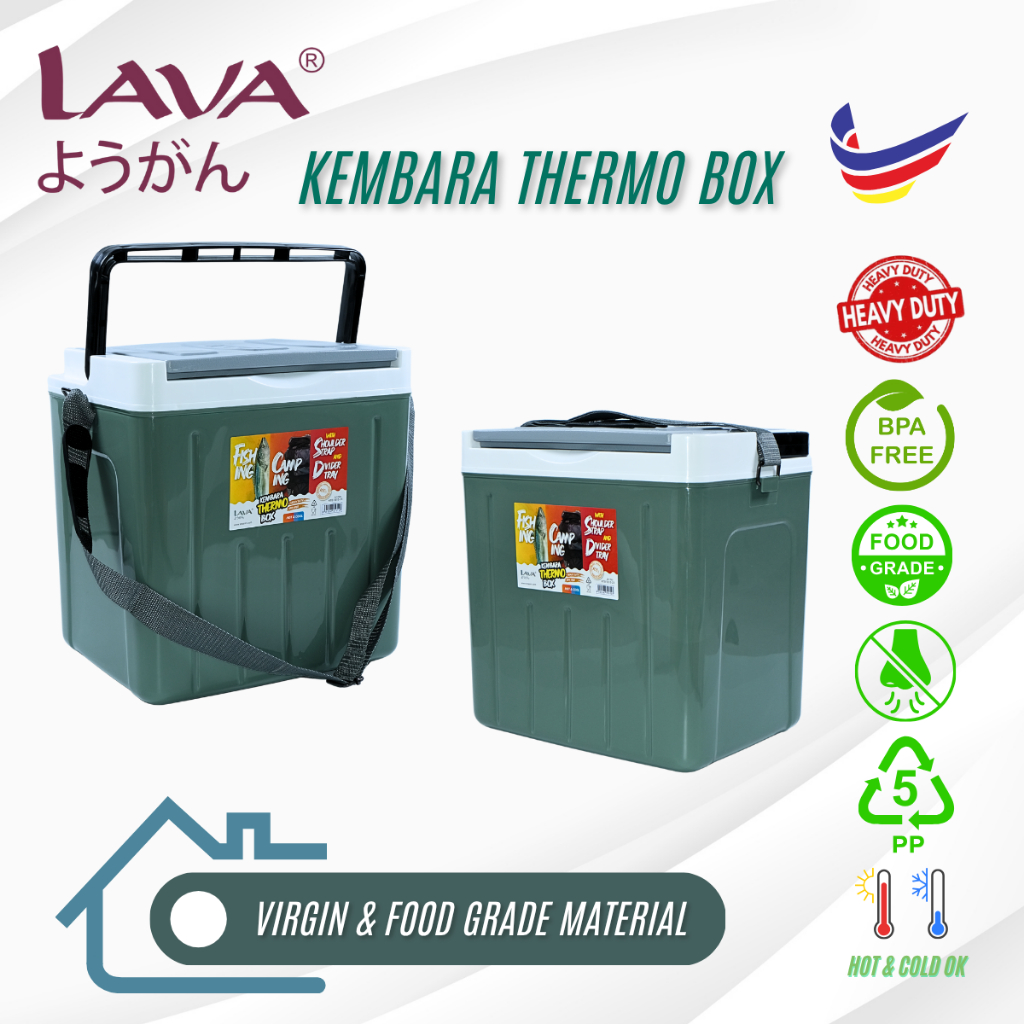 IRUMA x LAVA Kembara 15L Thermo Box Cooler Box Ice Bucket Heavy Duty ...