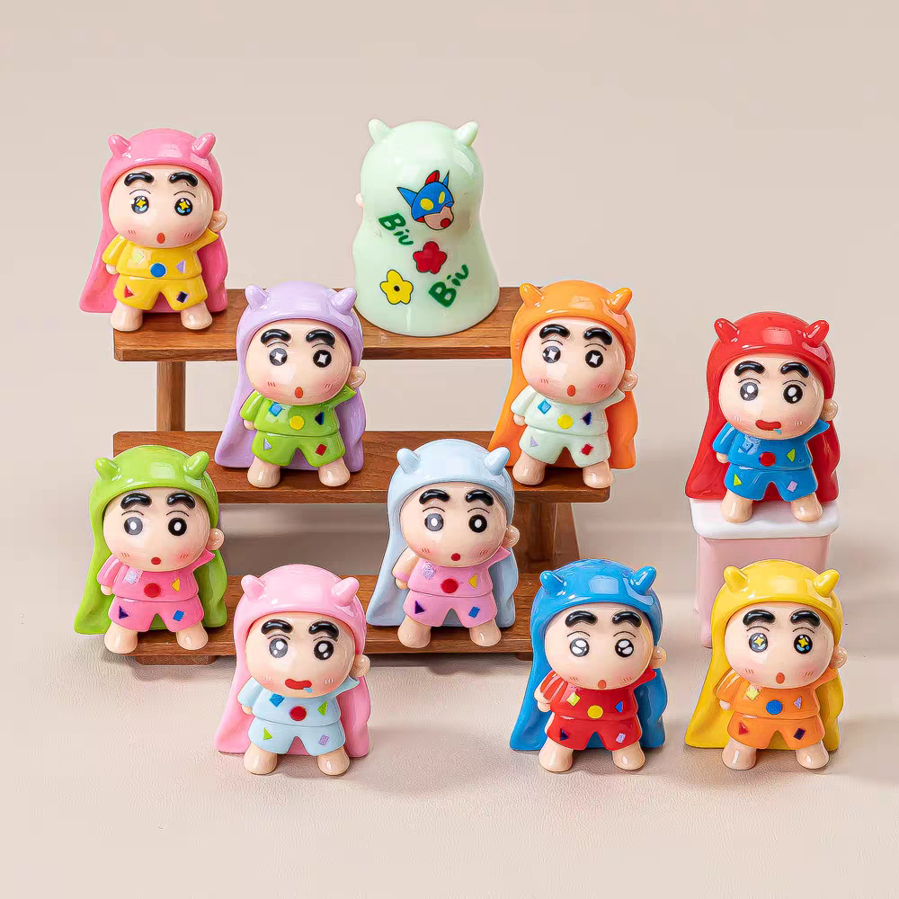 STOK BARU SUPERMAN SHIN CHAN 10 BIJI/ NEW SUPERMAN SHIN CHAN 10 PIECES ...