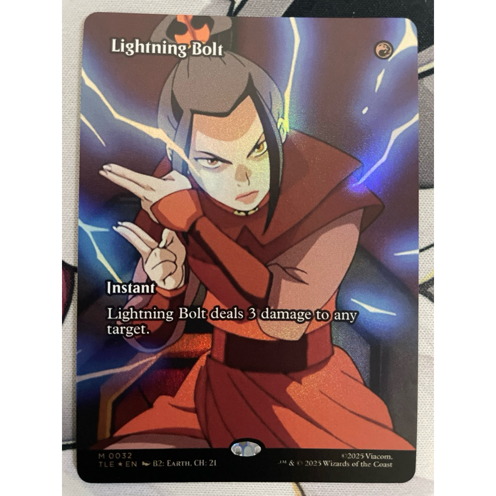 MTG:Avatar The Last Airbender (TLA) M0032 - Lightning Bolt | Shopee ...