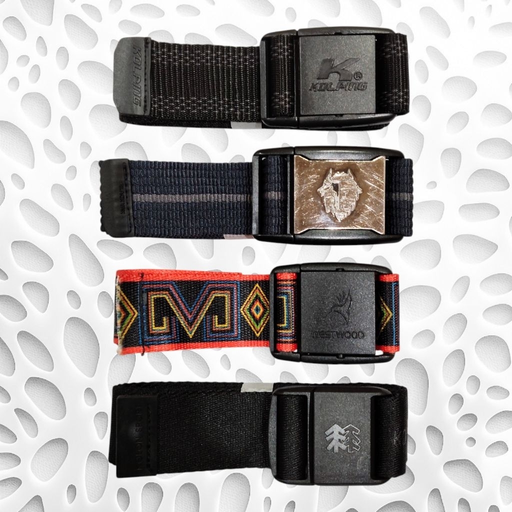 COMBO 4pcs HIKING & OUTDOOR BELTS MIX BRAND | Shopee Philippines