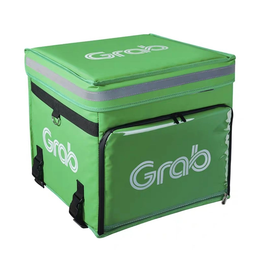 Grab Rider Food insulated delivery bag, large capacity green rider ...