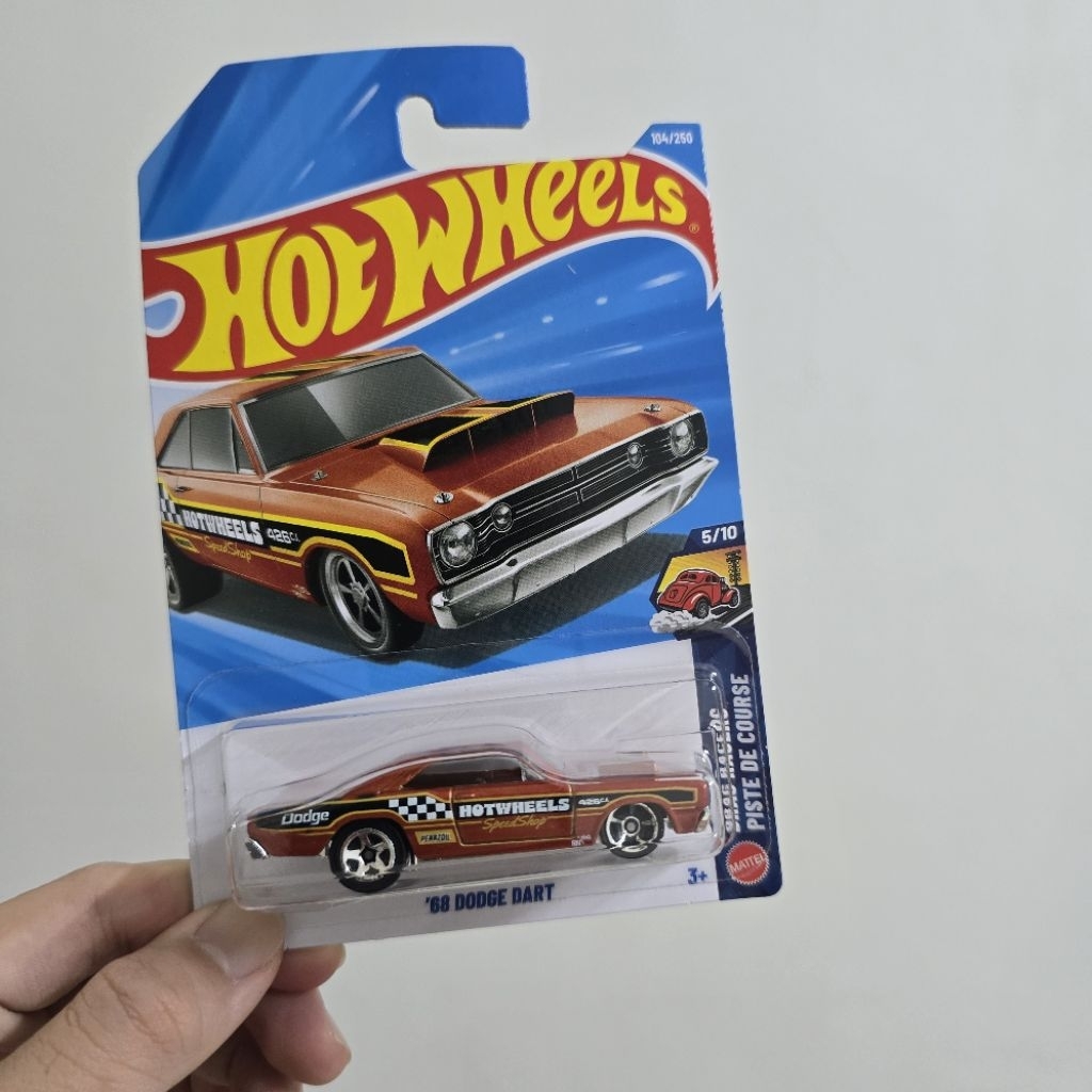Hot Wheels 68 Dodge Dart Diecast Toys Car for Boys Collectibles kereta ...