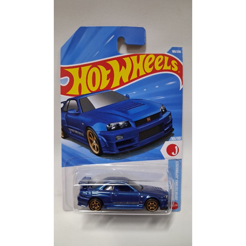 Hot Wheels R34 NISSAN SKYLINE Case K & L 2026 | Shopee Philippines
