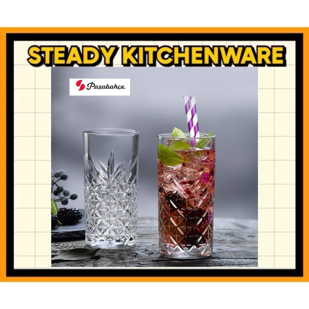 Pasabahce Timeless Series Long Drink Juice Glass Coffee Glass Water ...