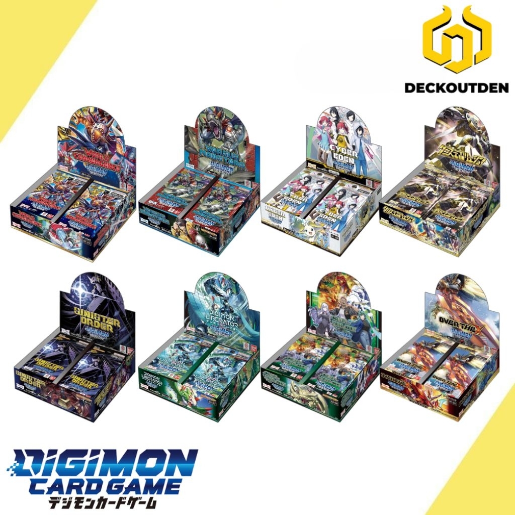 Digimon TCG Booster Box ( BT21 / EX09 / BT22 / BT19 / EX10 / EX07 ...