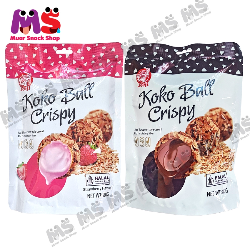 Jeeji 80g Koko Ball Crispy/Bola Kolat Crispy Chocolate Ball | Shopee ...
