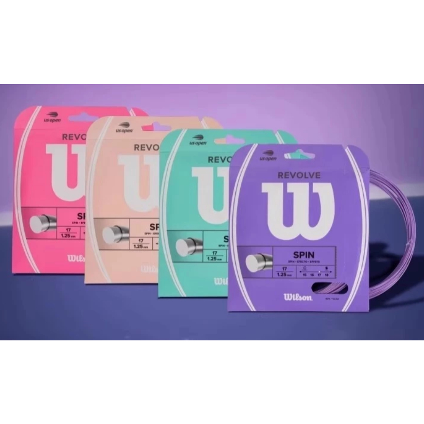 Wilson Revolve 17 (1.25mm) Tennis String 12.2m/40ft Per Pack ...