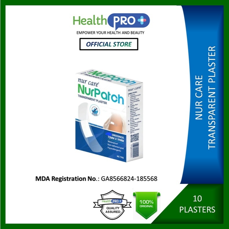 Nur Care Nurpatch Transparent Plaster 10s EXPIRY:02/2028 | Shopee ...