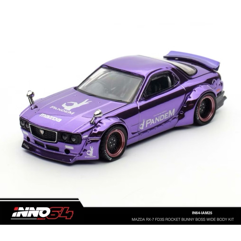 INNO ️ : IN64-IAM25-FD3S: Mazda RX-7 FD3S Rocket Bunny Boss Wide Body ...