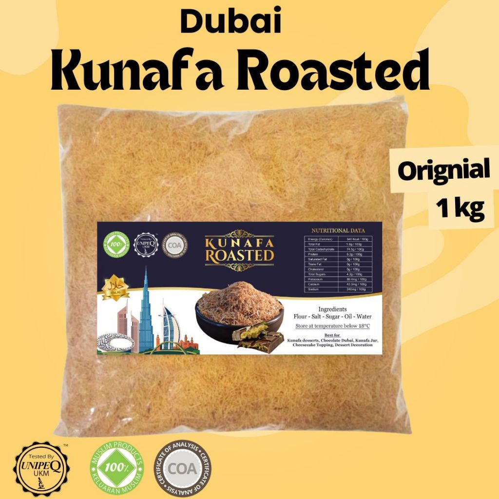 Authentic Roasted Kunafa Kataifi 1 Kg Popular Style | Shopee Philippines
