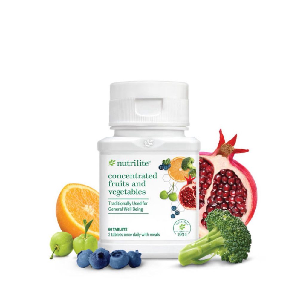 Nutrilite Concentrated Fruits and Vegetables - 60 tab | Shopee Philippines
