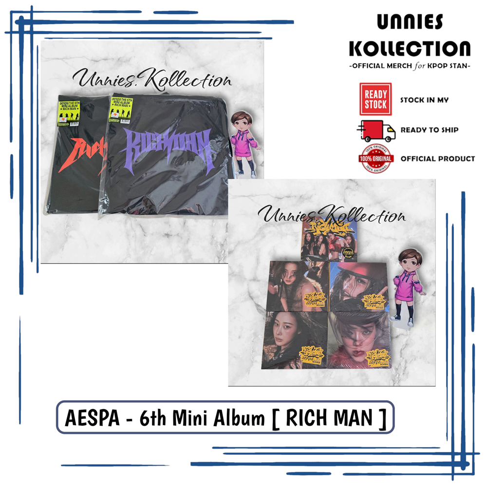 AESPA - 6th Mini Album [ RICH MAN ] | Shopee Philippines