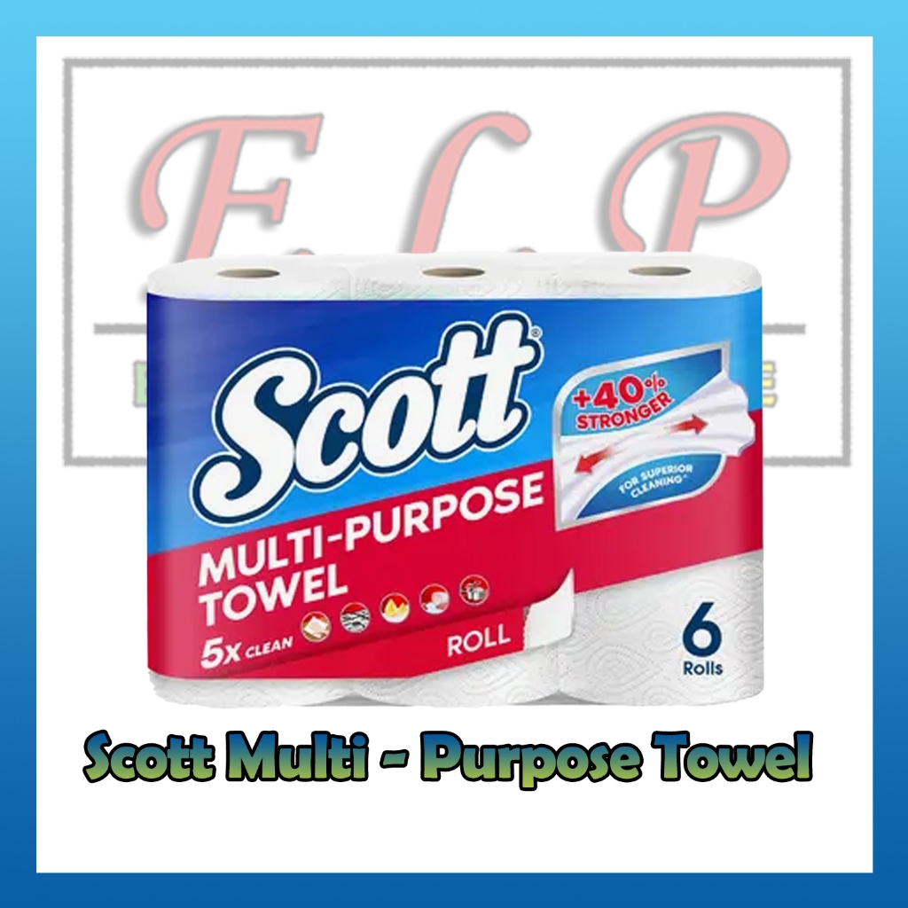 Daily Scott Multi Purpose Kitchen Towel Value Pack (50's X 6 Rolls ...