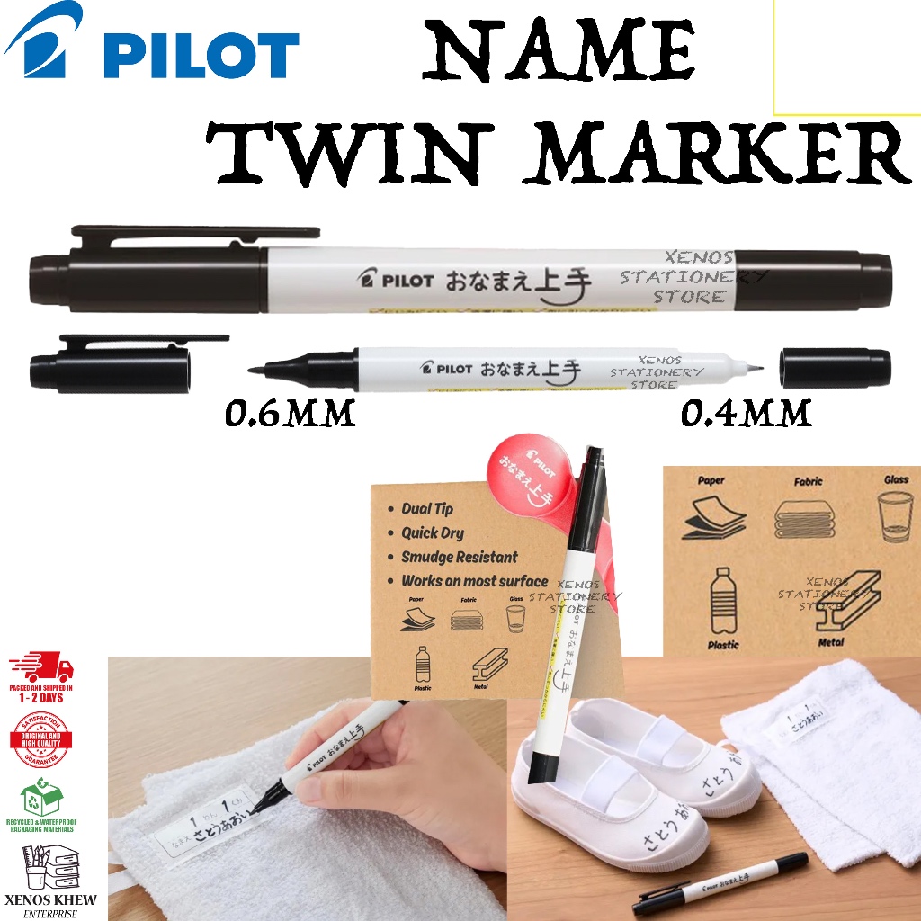 PILOT NAME MARKER PERMANENT MARKER | Shopee Philippines