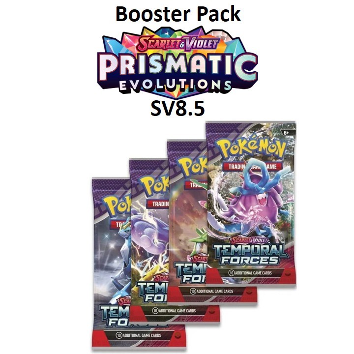 Pokemon TCG SV8.5 Prismatic Evolutions Booster Pack (English) | Shopee ...