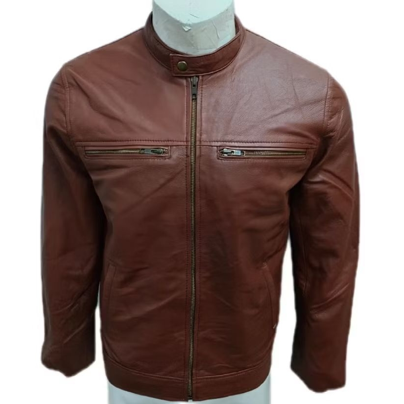 jacket cafe racer leather jacket handmade | Shopee Philippines