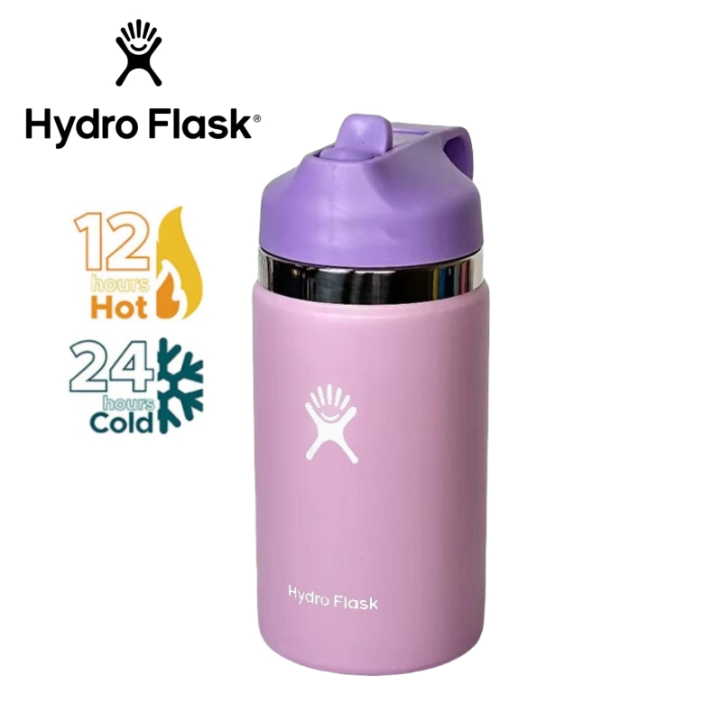 Hydro Flask 12oz/355ml Kids Wide Mouth with Flex Sip Lid Keep Cold ...