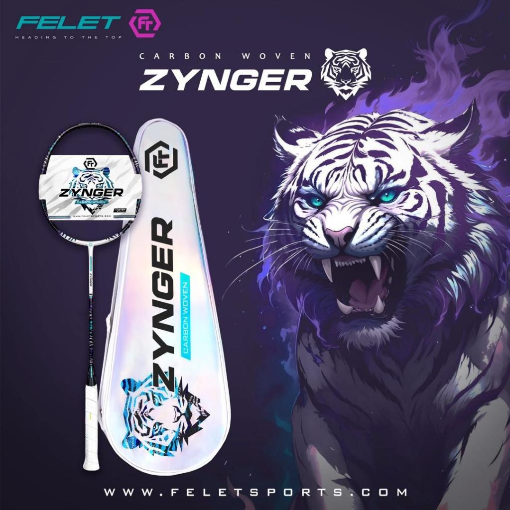 FELET CARBON WOVEN ZYNGER BADMINTON RACKET | Shopee Philippines