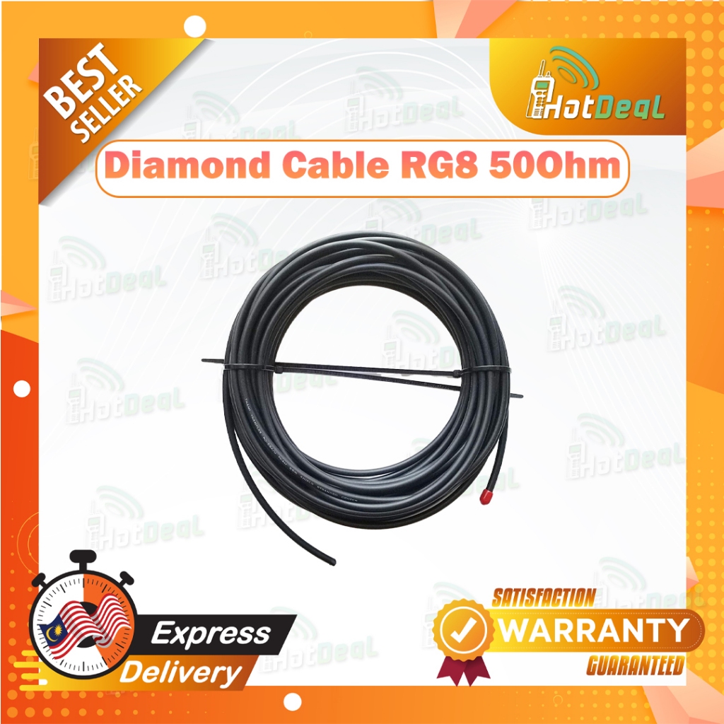 diamond Cable RG8 50ohm fully tinted (per meter) | Shopee Philippines
