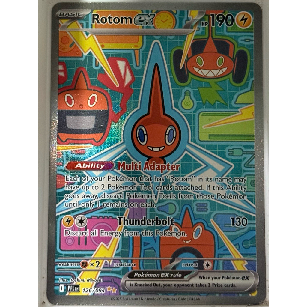 POKEMON TCG: MEGA EVOLUTION 2- ROTOM EX 126/094 SPECIAL ILLUSTRATION ...