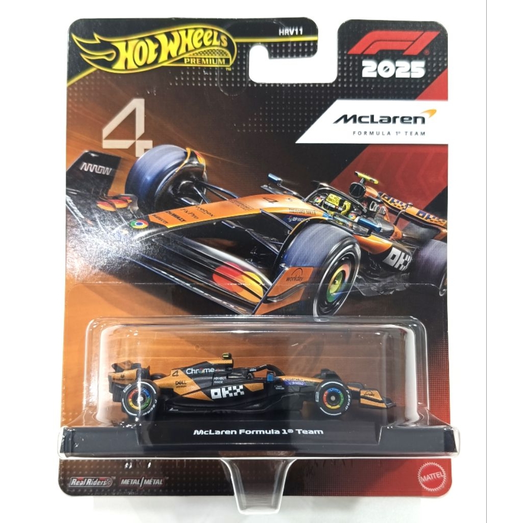 Hot Wheels HRV11 Premium Formula 1 2025 McLaren Formula 1 Team [ 4] | Shopee Philippines