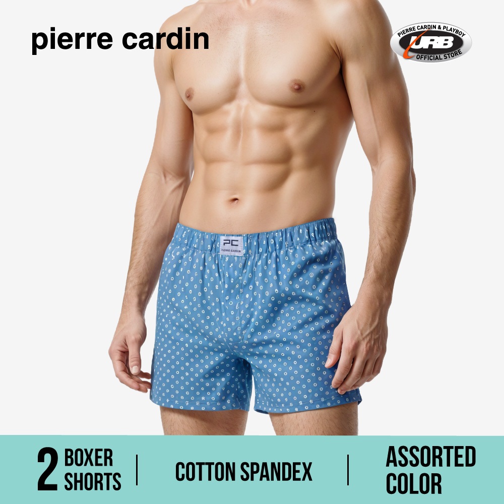 (2 Pieces) Pierre Cardin Men's Assorted Printed Boxer - PC562-2X ...