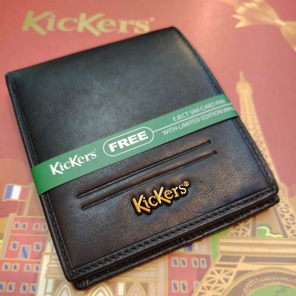 Kickers Bifold Wallet With Eject Phone Pin 53852(Black) | Shopee ...