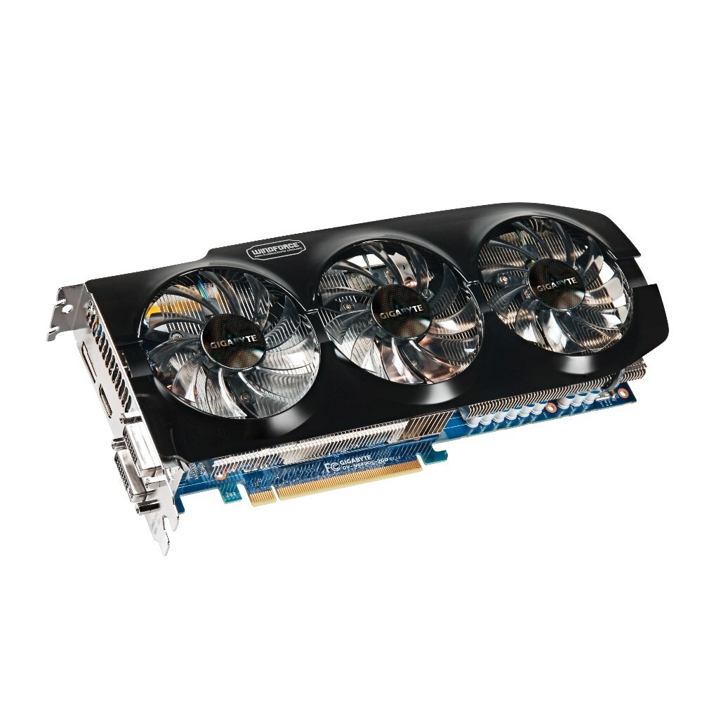 Gigabyte NVIDIA GeForce GTX 680 WindForce 3X OC 2GB GDDR5 Graphics ...