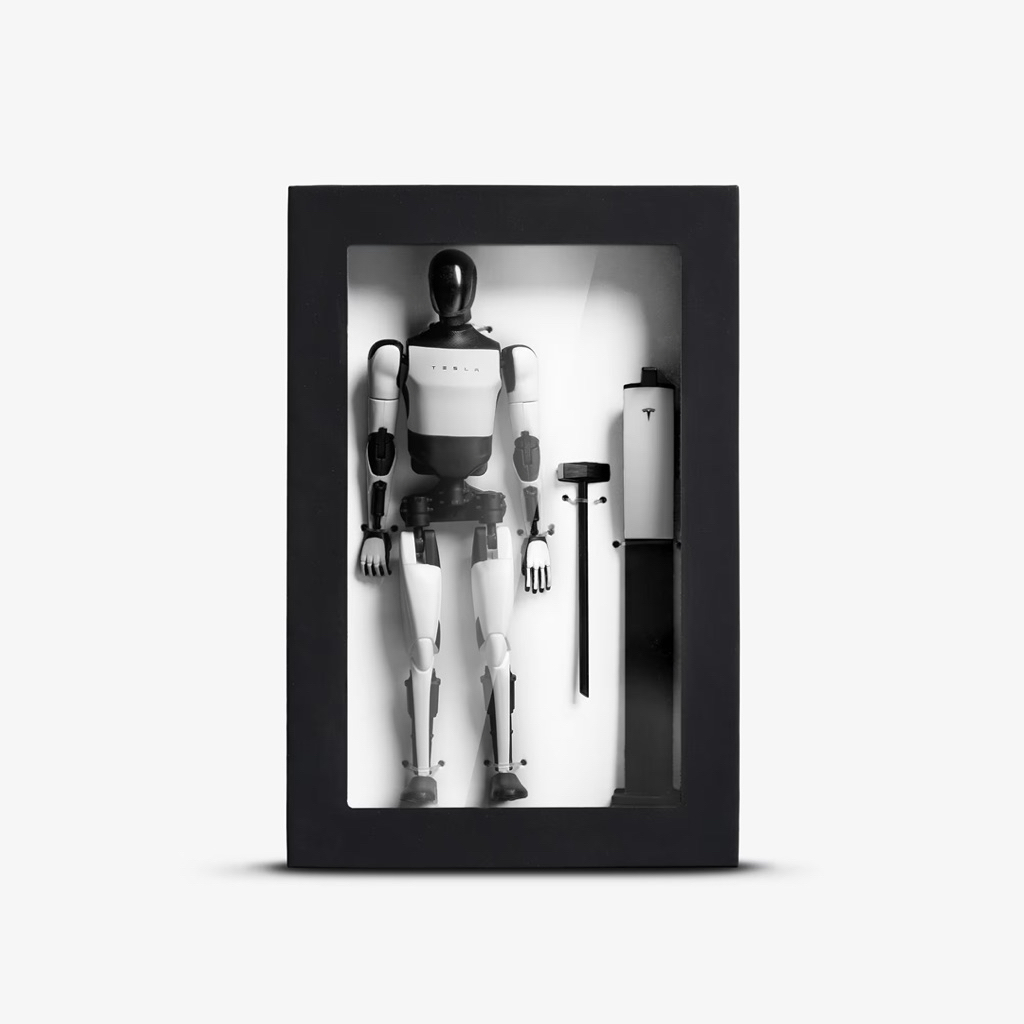 Tesla Bot Miniature Action Figure (Official Merchandise) | Shopee ...