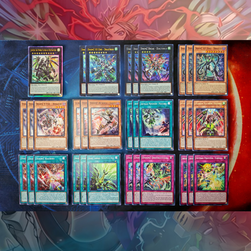 YUGIOH AE Asia English DOOD DOOMZ Play Set [With 1 Pcs UTR Jupiter the ...