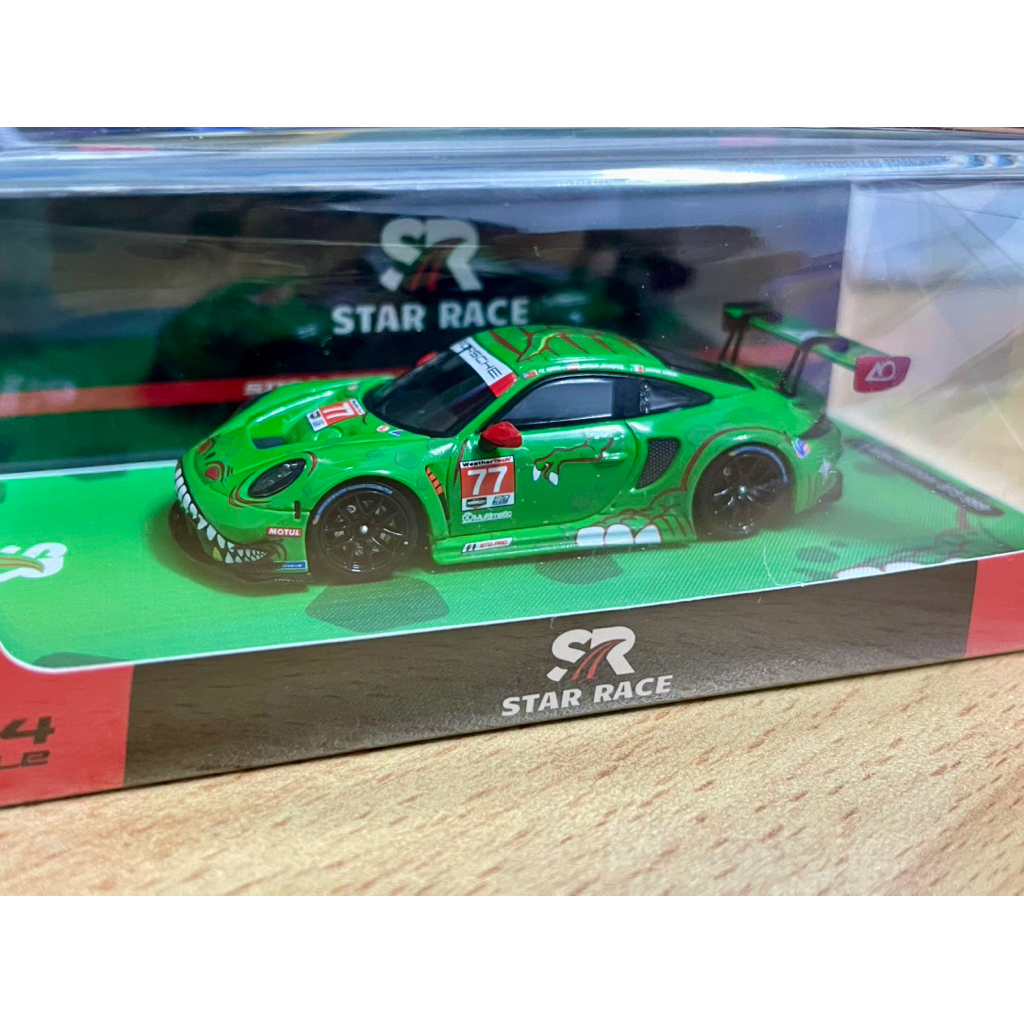 SR Star Race Porsche 911 GT3 R Rexy Green T rex (Diecast 1/64) | Shopee ...