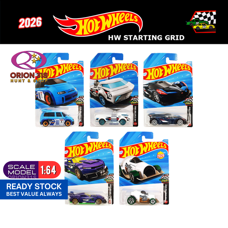 Hot Wheels 2026 HW Starting Grid Bugatti Bolide/ Instant Boost/ Track ...