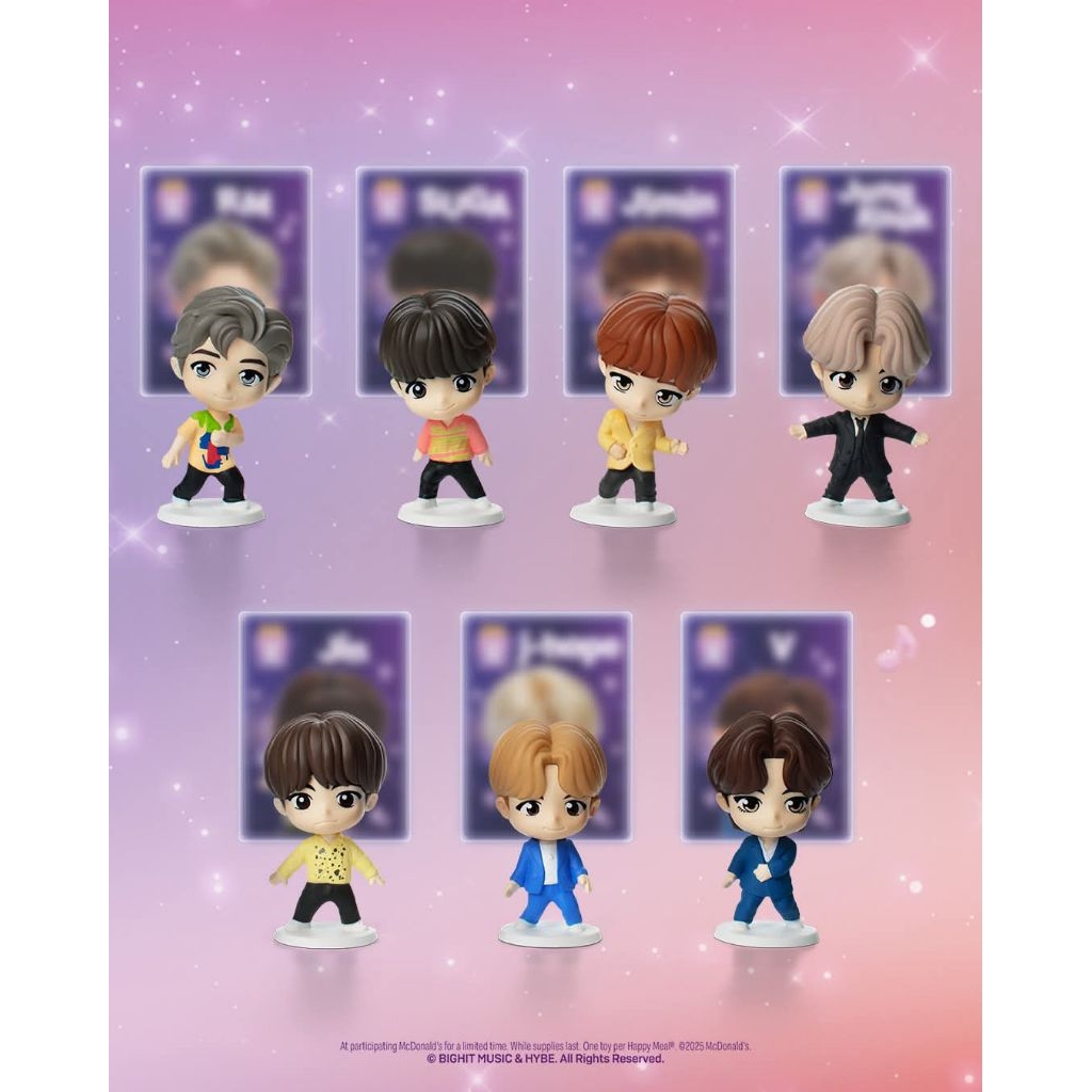 Mcd x BTS TinyTan Happy Meal Blind Box figurine | Shopee Philippines